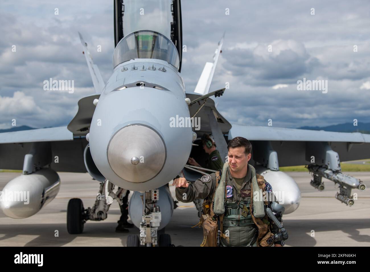 U.S. Marine Corps Capt. Stuart Griffiths, a pilot with Marine All ...