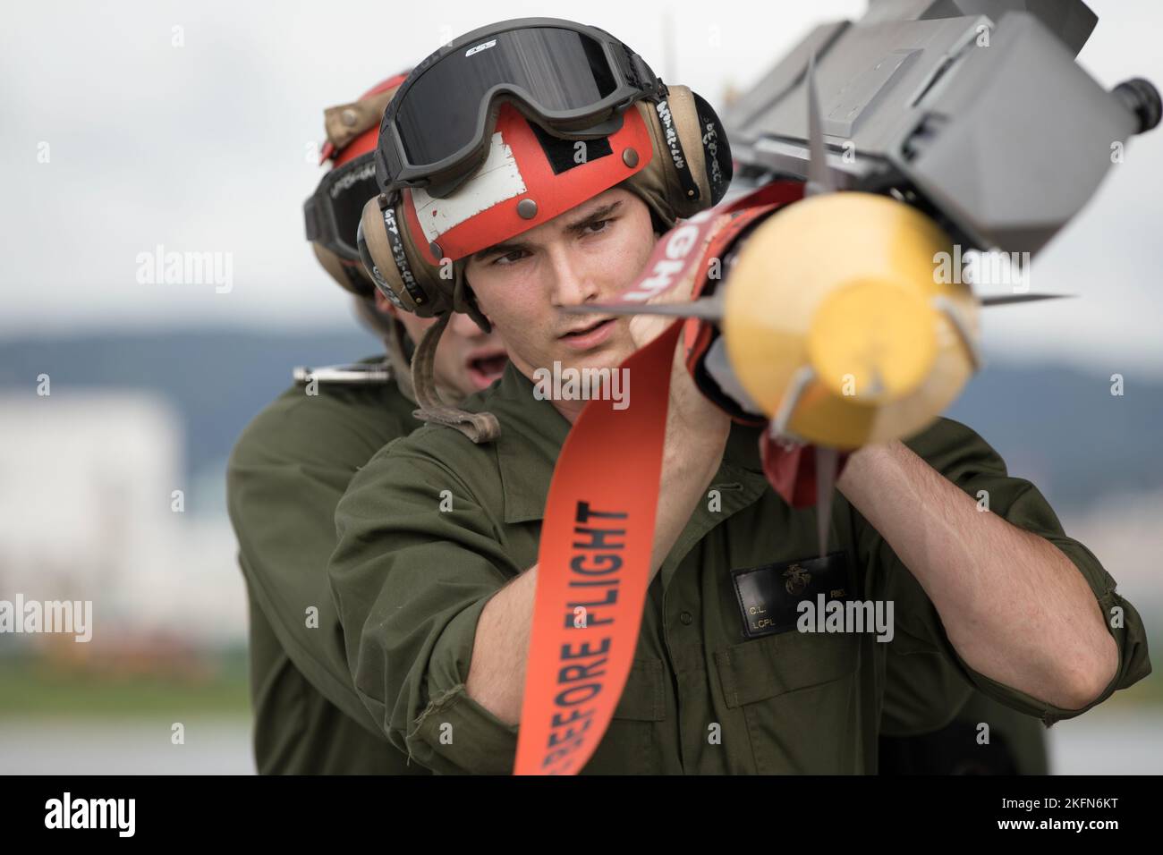 Us Marine Corps Lance Cpl Colton Riel An Aircraft Ordnance