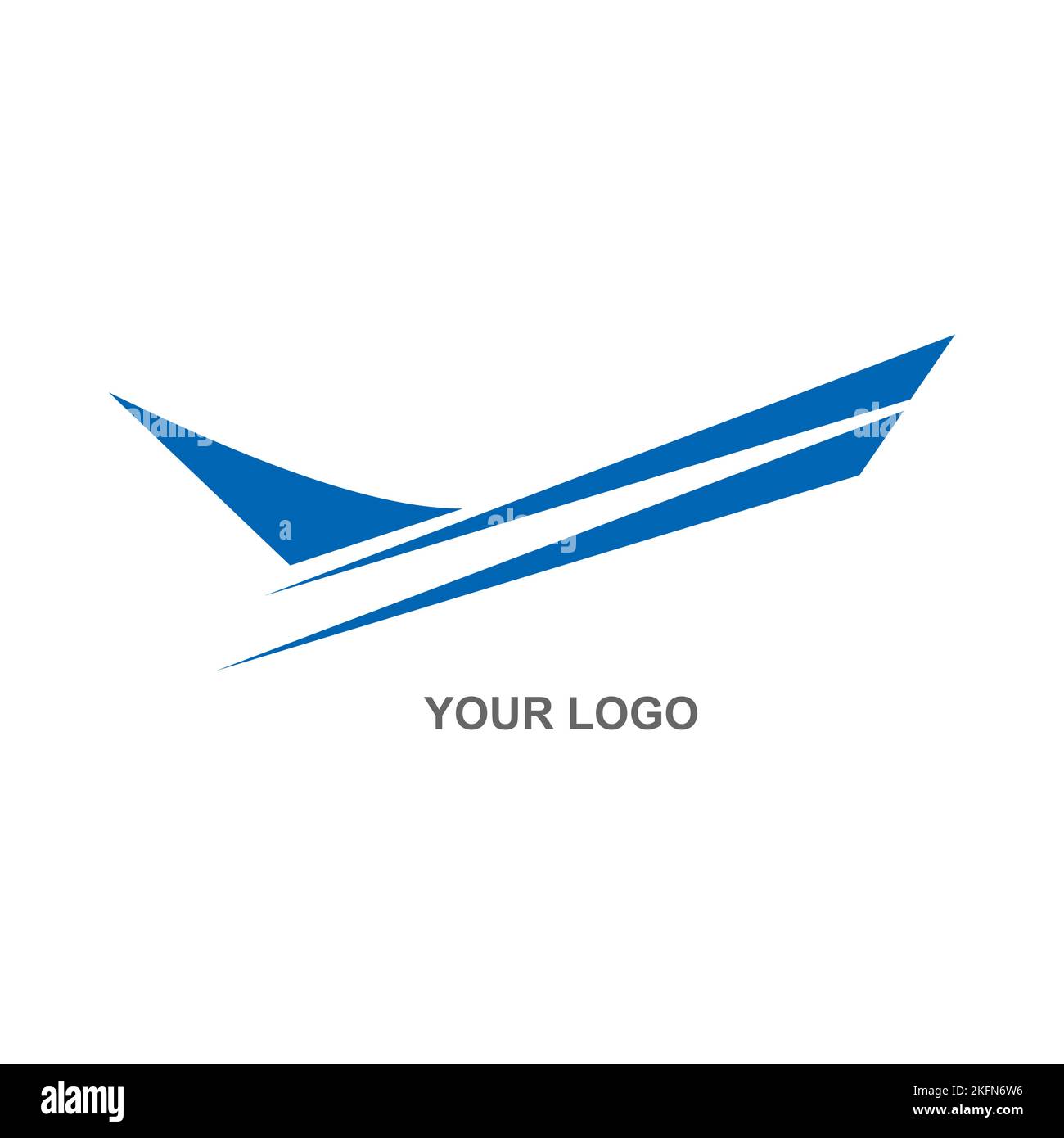 blue airline flight airplane logo Stock Vector Image & Art - Alamy