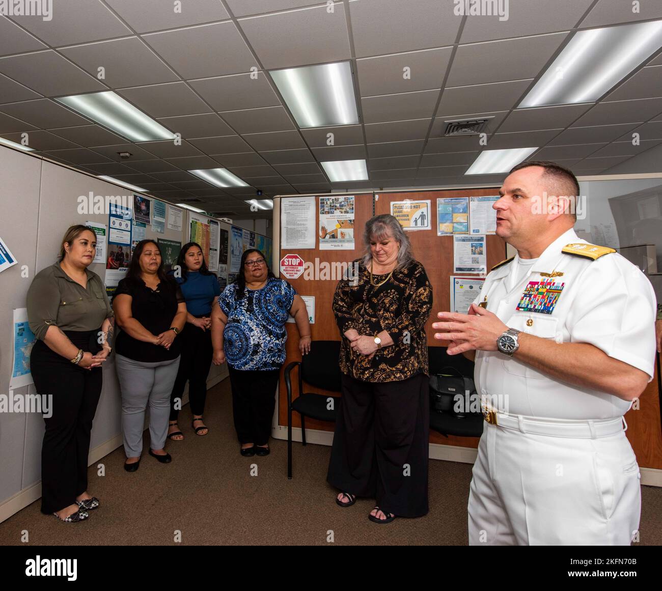 NAVAL BASE GUAM (Sept. 28, 2022) - Joint Region Marianas (JRM) Commander Rear Adm. Benjamin ...