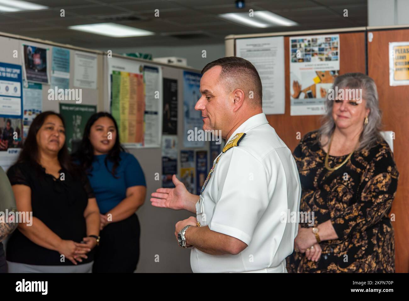 NAVAL BASE GUAM (Sept. 28, 2022) - Joint Region Marianas (JRM) Commander Rear Adm. Benjamin ...