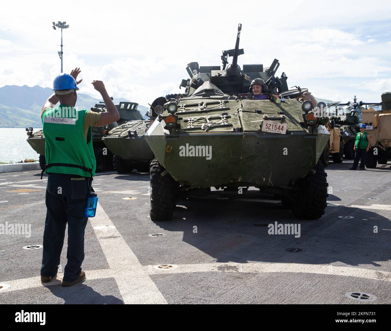 U.S. Marine Corps Cpl. Darrick McDowell, an avionics electronics ...
