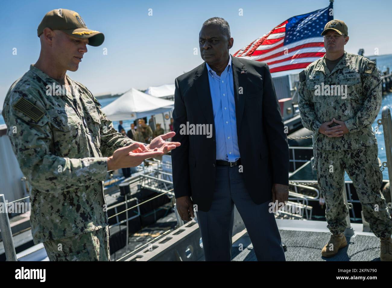 Cmdr. Jeremiah Daley, Commanding Officer, Unmanned Surface Vehicle (USV ...