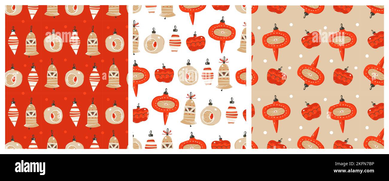 Hand drawn vector abstract graphic Merry Christmas and Happy new year ...