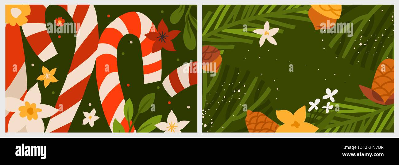 Hand drawn vector abstract graphic Merry Christmas and Happy new year ...