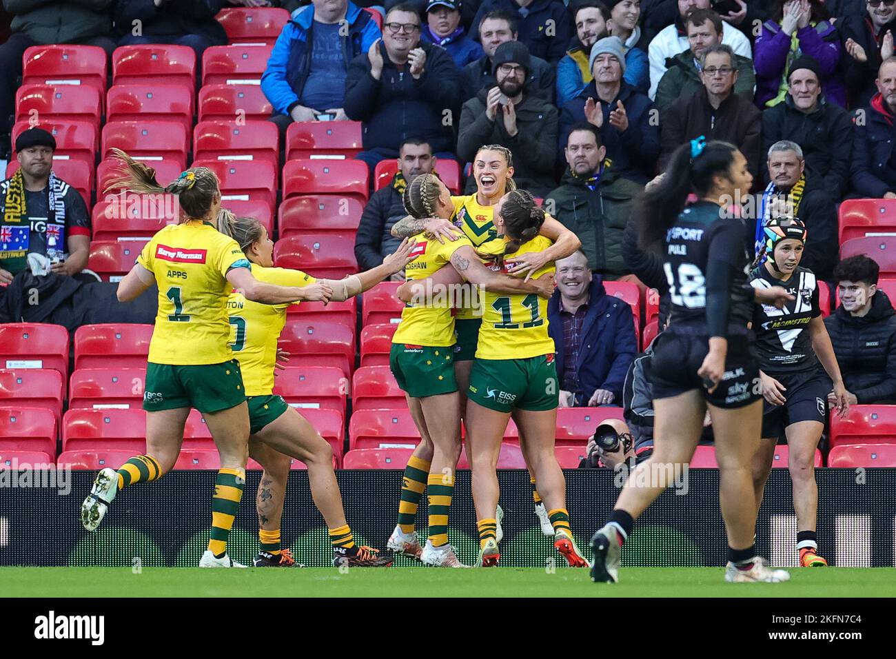 Manchester, UK. 19th Nov, 2022. Julia Robinson #10 of Australia Women ...