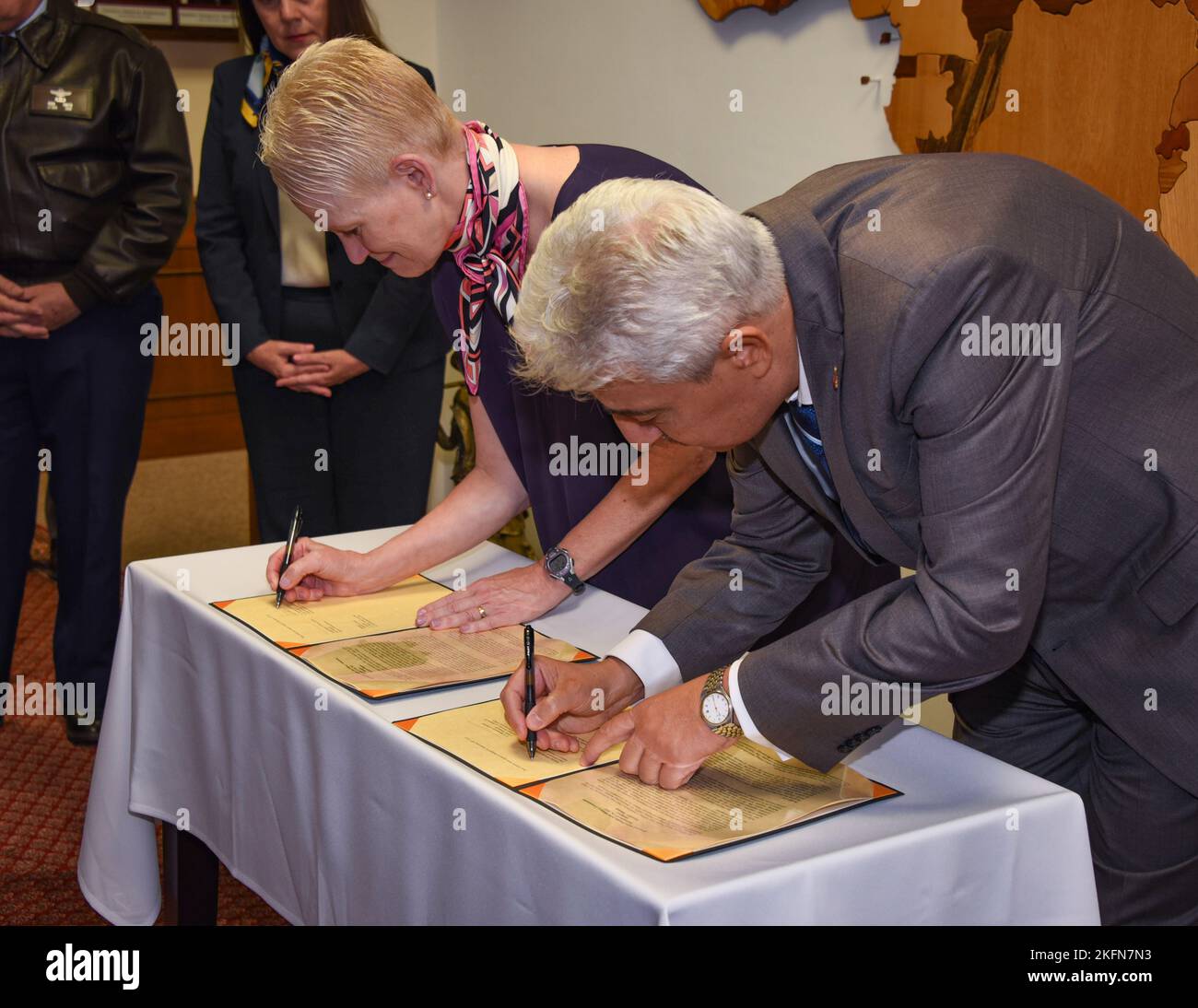 Roadmap for defense cooperation hi-res stock photography and images - Alamy