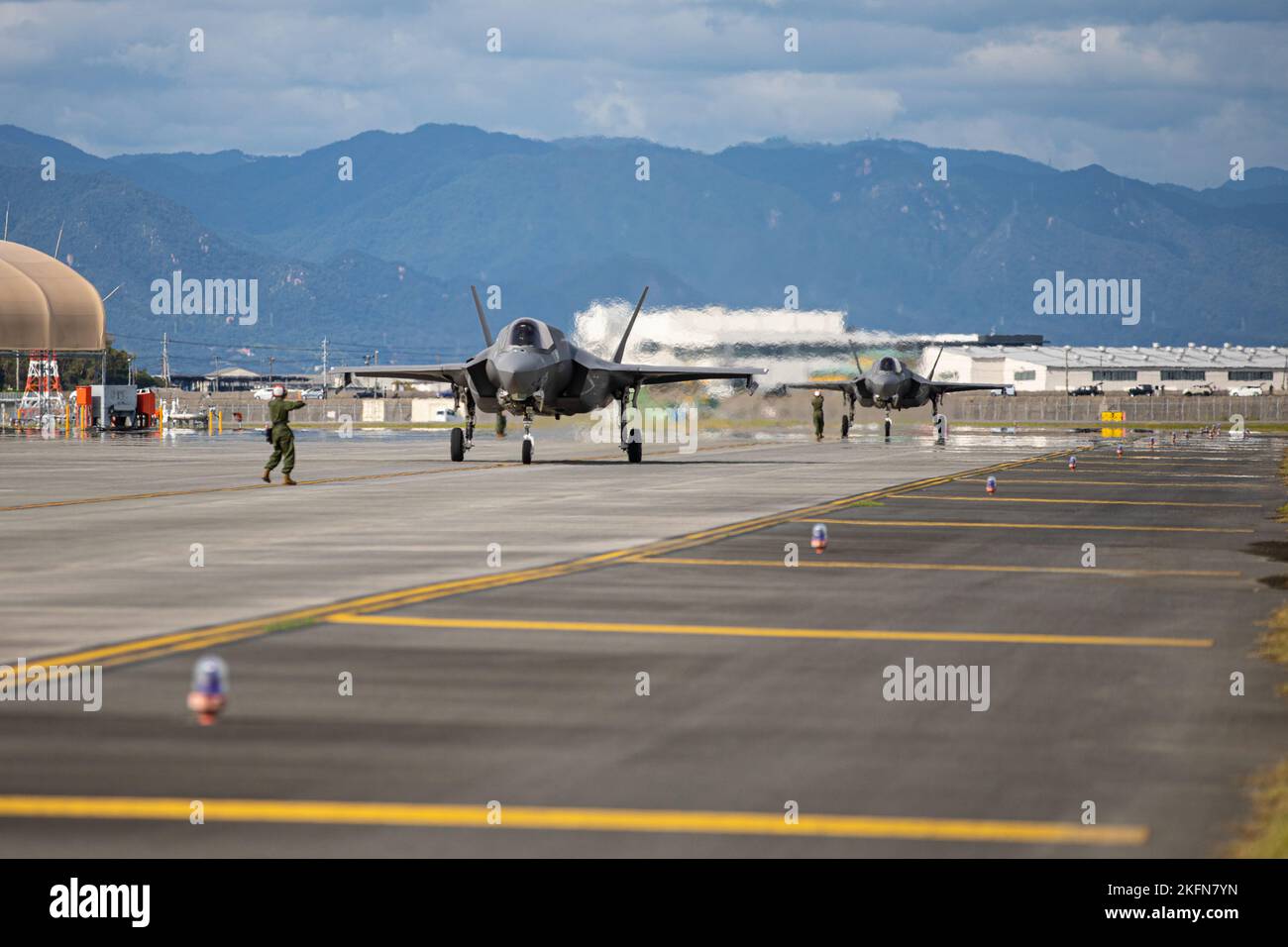 U.S. Marines with Marine Fighter Attack Squadron (VMFA) 121 ground ...