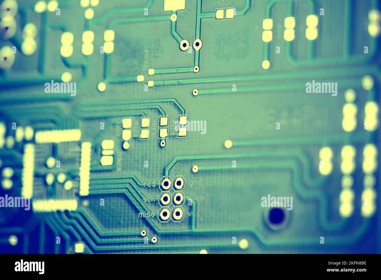 Component side of a printed circuit board hi-res stock photography and ...