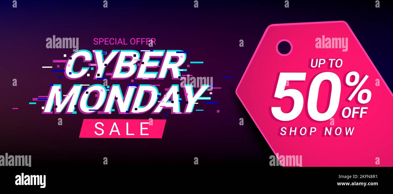 Cyber monday social media Stock Vector Images - Alamy