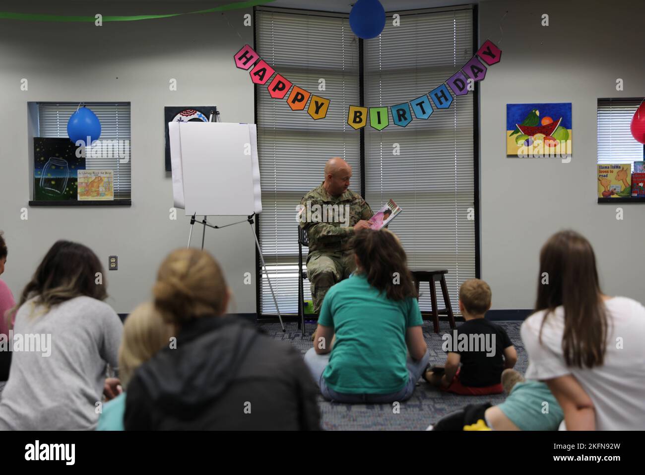 Fort Bragg Garrison Commander, Col. John Wilcox, reads “Lola at the ...