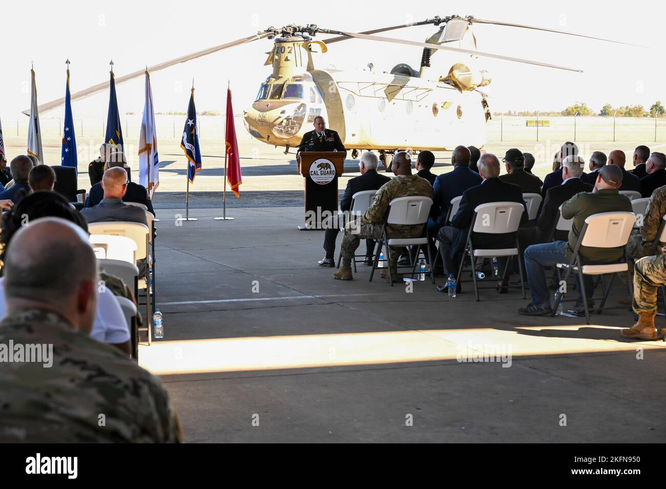 U.S. Army Maj. Gen. David Baldwin, California’s Adjutant General, marks ...