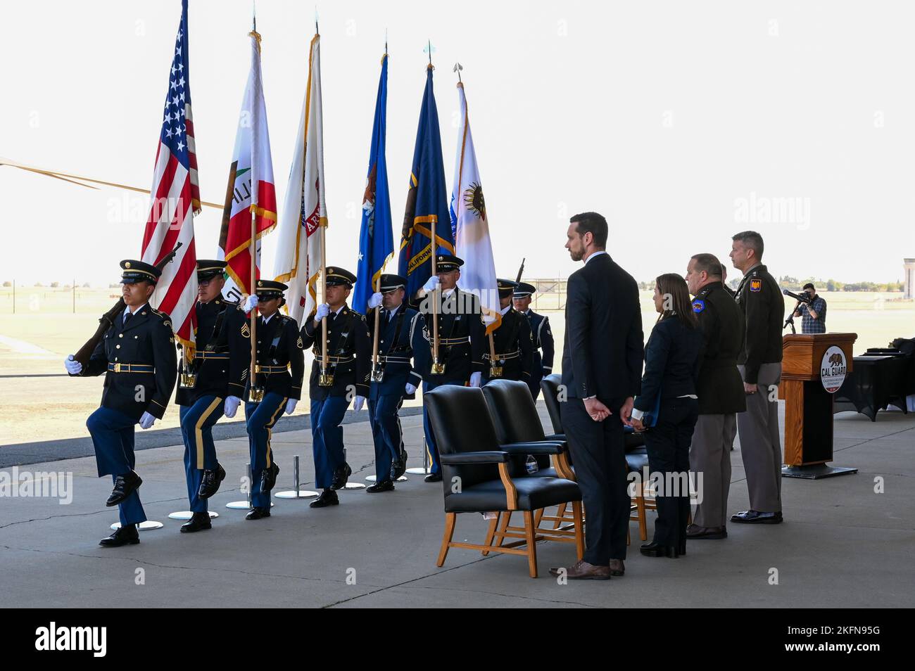 U.S. Army Maj. Gen. David Baldwin, California’s Adjutant General, marks ...