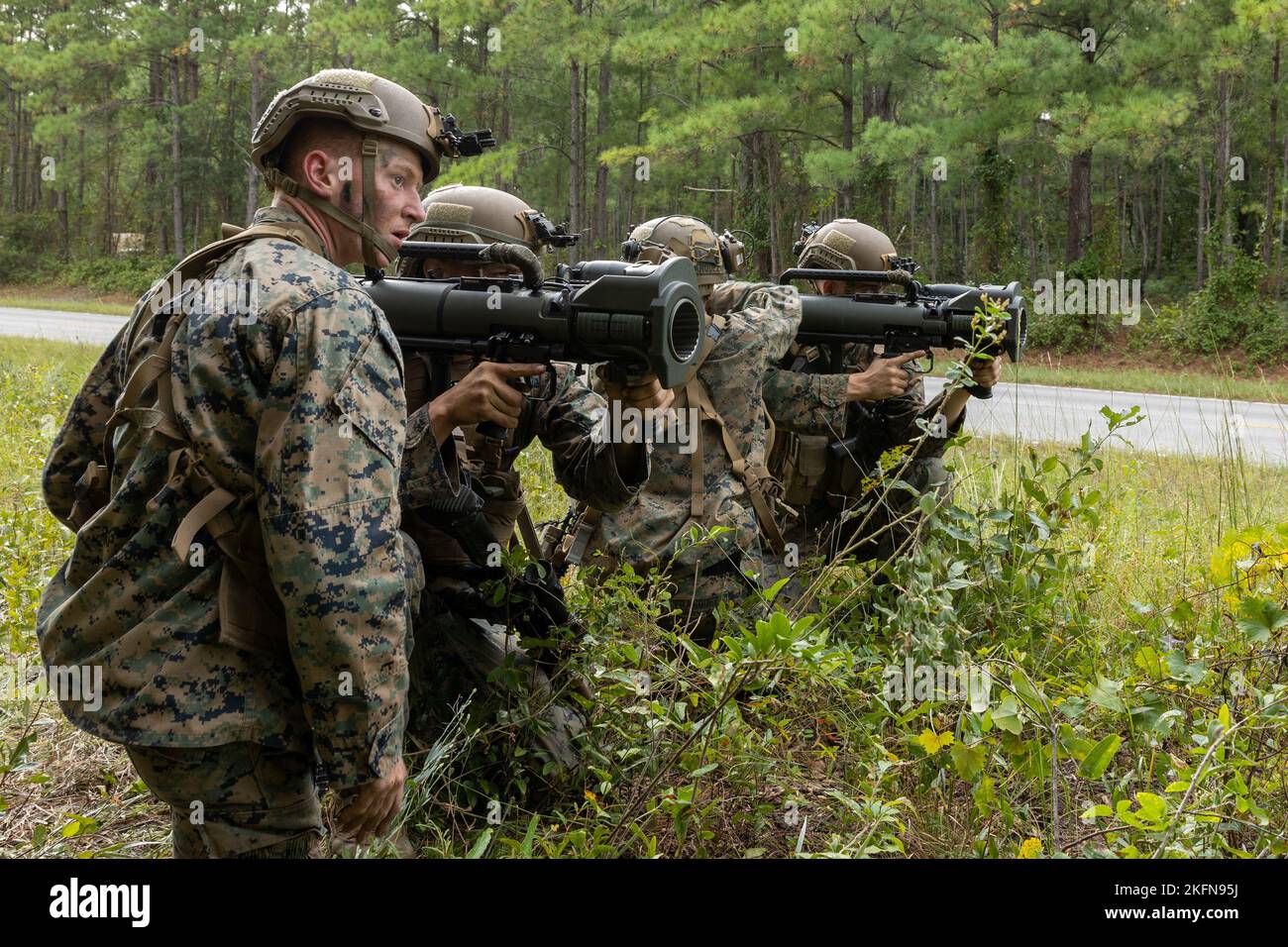 U.S. Marines with 1st Battalion, 6th Marine Regiment, 2d Marine ...