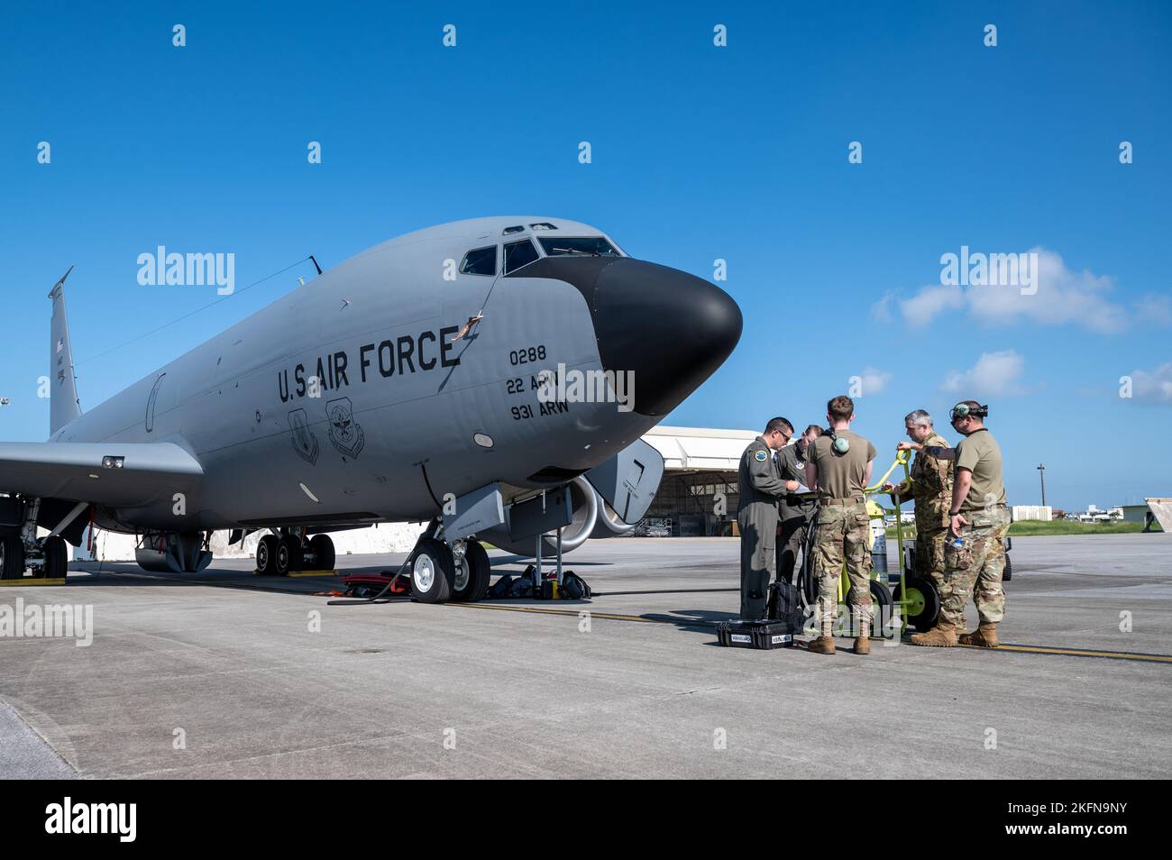 Airmen assigned to the 909th Aircraft Maintenance Unit and 909th Air ...