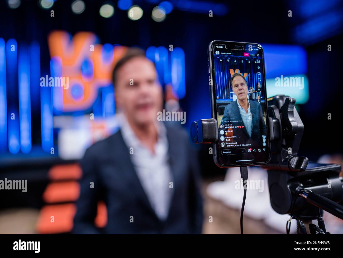 ROTTERDAM - Prime Minister Mark Rutte during the autumn congress of the ...