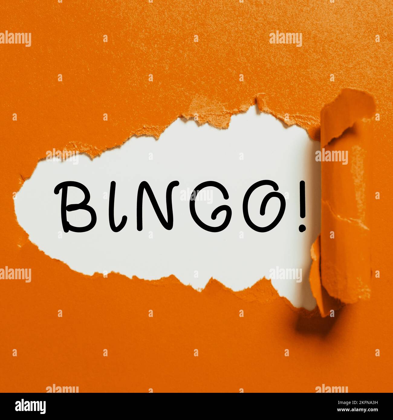 Text showing inspiration Bingo. Conceptual photo game of chance in ...