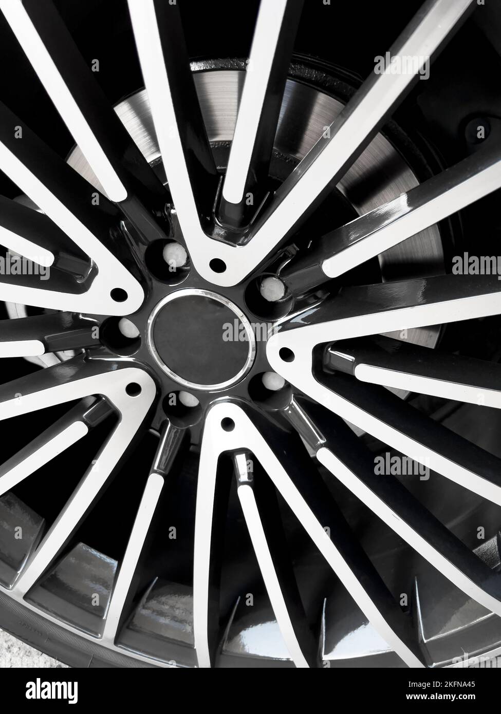 Car alloy wheel texture background. New alloy wheel for a car. Alloy ...