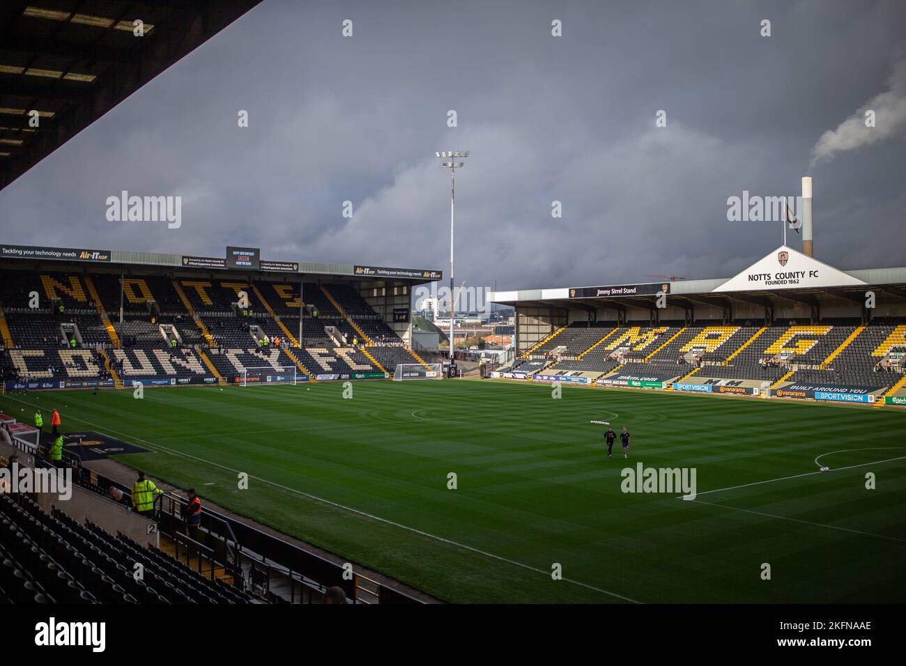 Nottingham, UK. 19th Nov, 2022. A general view of Meadow Lane Stadium ...