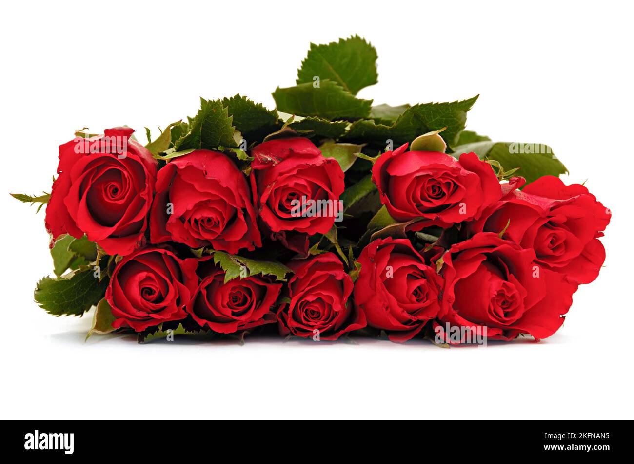 Bouquet of rose flowers isolated on white background Stock Photo - Alamy