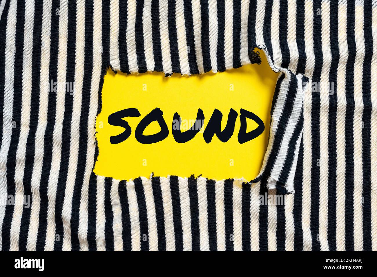 Conceptual caption Sound. Concept meaning vibrations that travel ...