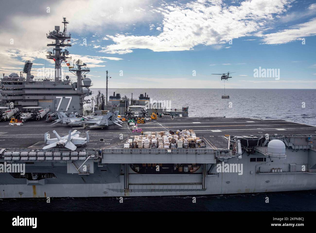 220929-N-MW880-1141 ADRIATIC SEA (Sept. 29, 2022) The Nimitz-class ...