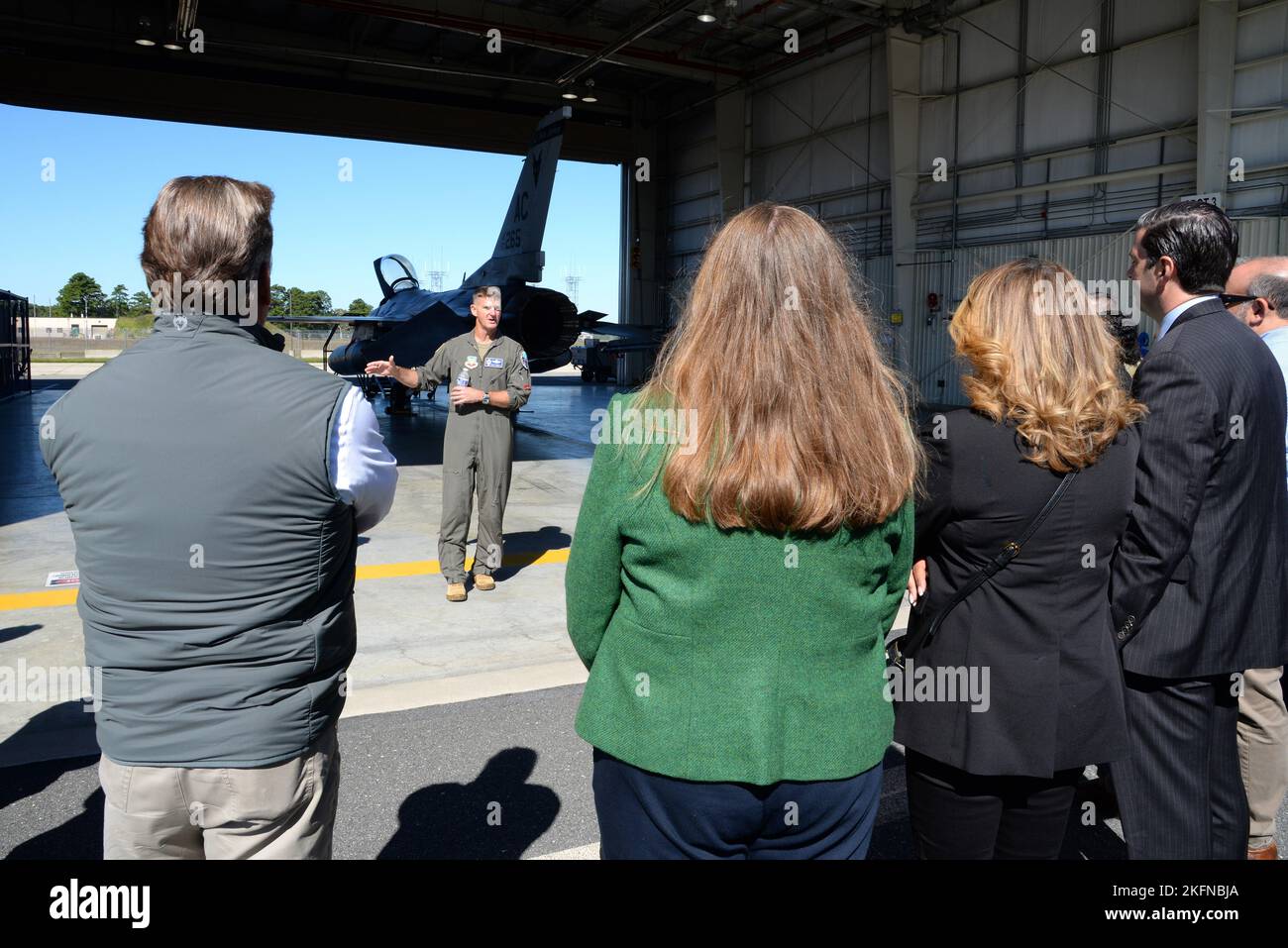 U.S. Air Force Col. Derek B. Routt, commander of the 177th Fighter Wing ...