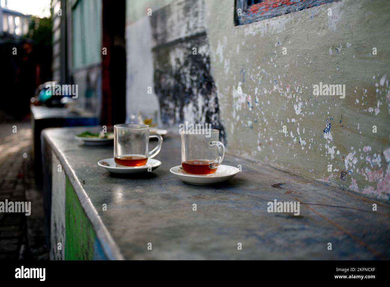 Ruins of the ancient temple in Kediri, East java, Indonesia Stock Photo ...