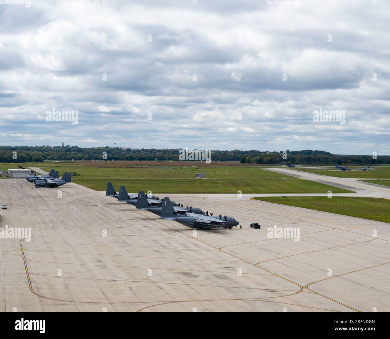 U.S. Air Force MC-130J Combat Talon II aircraft and AC-130J Ghostrider ...
