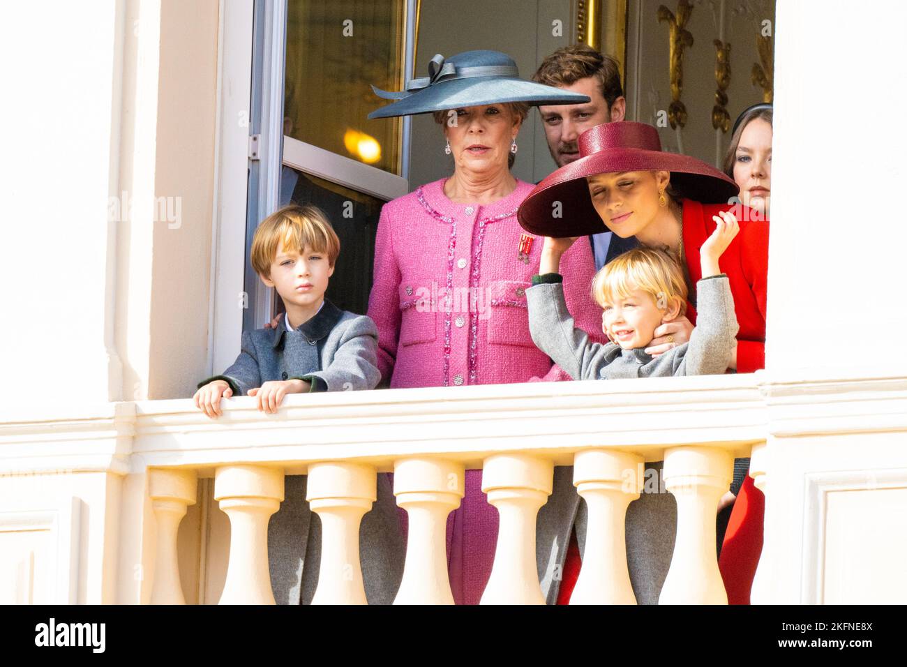 Monaco. 19th Nov, 2022. Princess Caroline of Hanover, Pierre Casiraghi ...