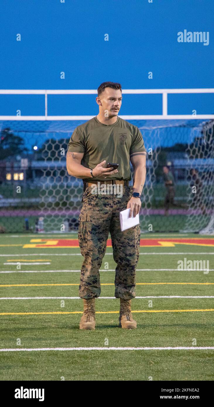 U.S. Marine Corps Cpl. Matthew Maloney with the 24th Marine ...