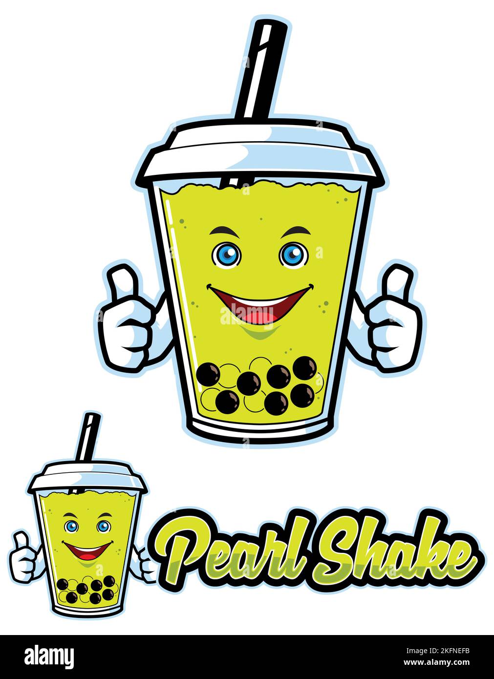 Cartoon character ice cream shake hi-res stock photography and images ...