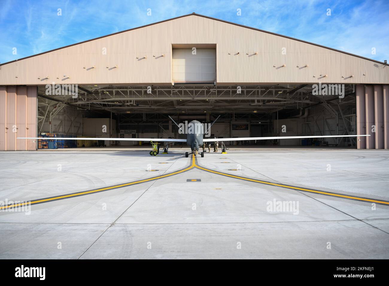An RQ-4 Global Hawk Block 40 aircraft assigned to the 319th ...