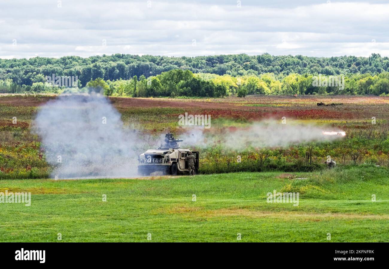 Indiana National Guard infantrymen with Company D, 1st Battalion, 151st ...