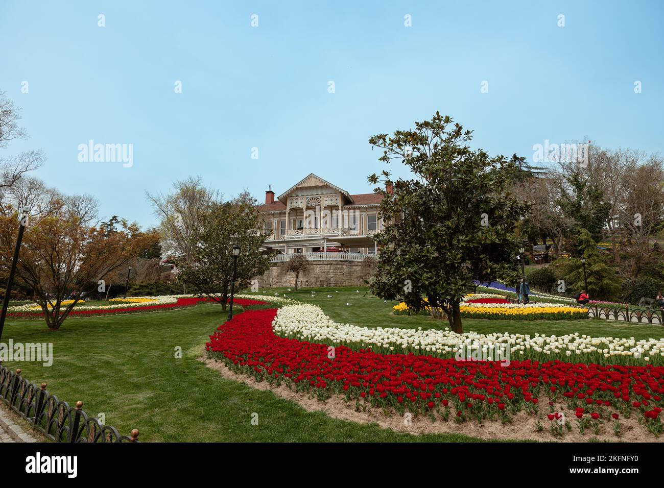 Emirgan Park and Sari Kosk or Yellow Pavilion. Travel to Istanbul ...
