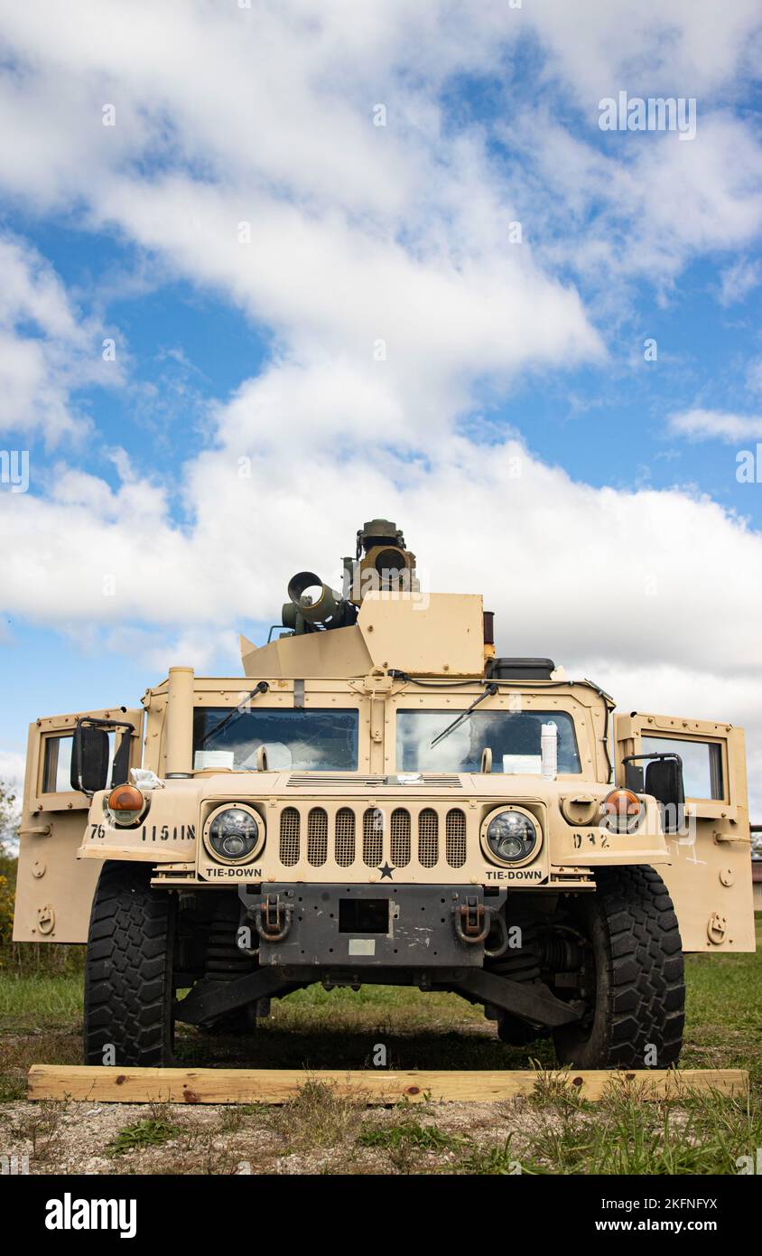 Humvee with attached TOW Missile System. Indiana National Guard ...