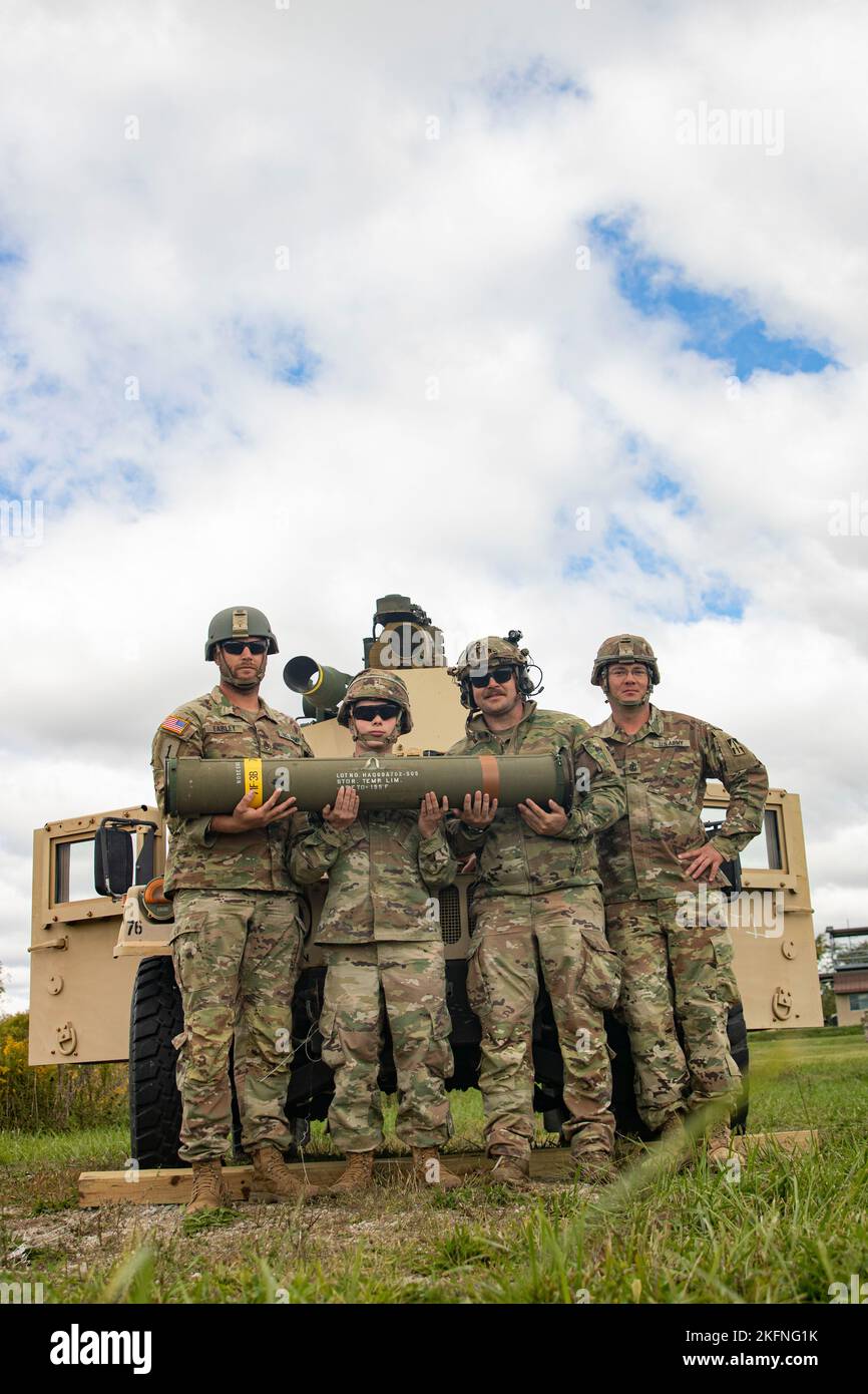 Indiana National Guard infantrymen with Company D, 1st Battalion, 151st ...