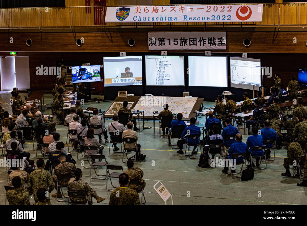 U.S. Marines with III Marine Expeditionary Force and Japanese service ...