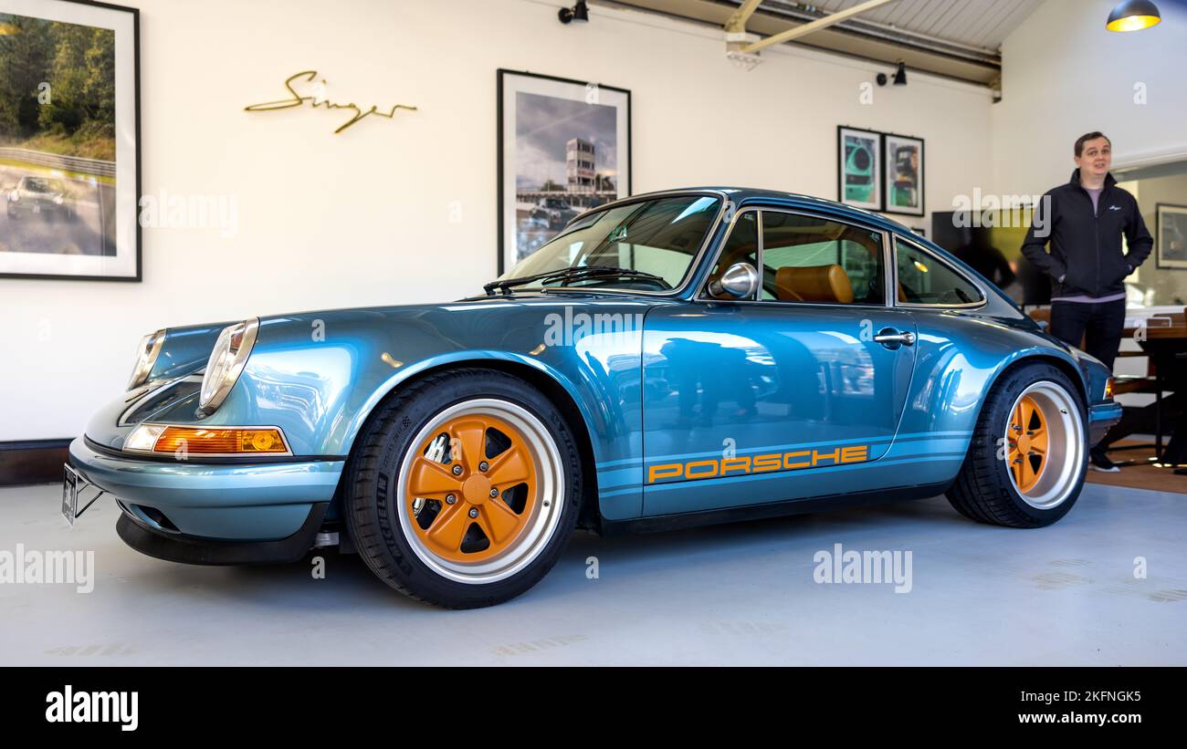 Singer Porsche 911, on display at the October Scramble held at the ...
