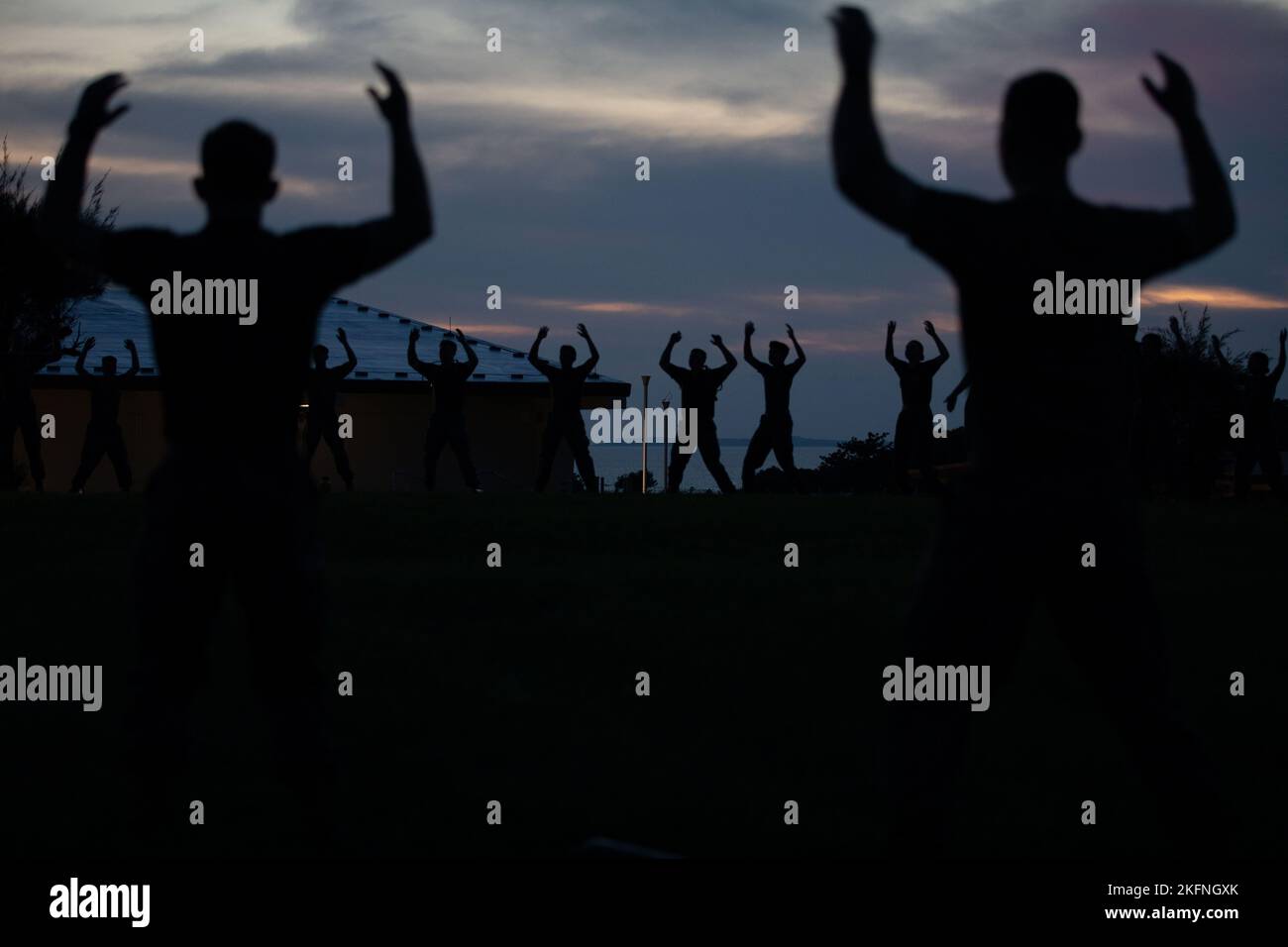 U.S. Marines with Headquarters Company, III Marine Expeditionary Force ...