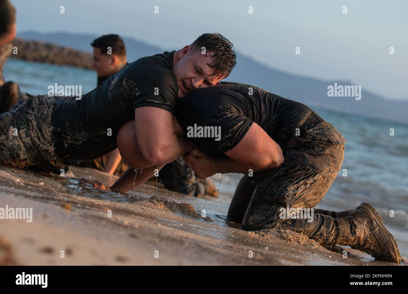 U.S. Marine Corps 1st Sgt. Daniel Best, first sergeant of Headquarters ...