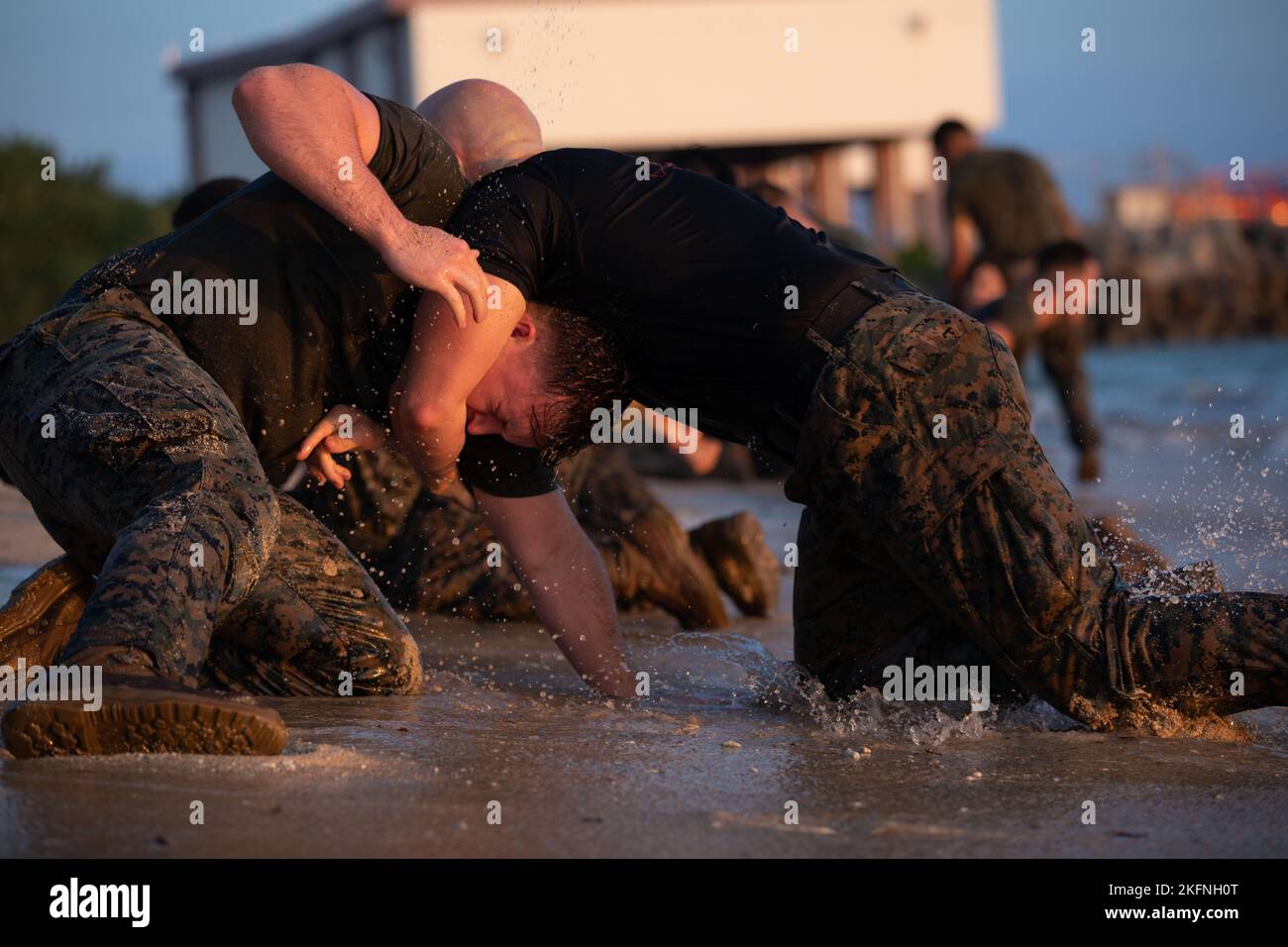 U.S. Marine Corps 1st Sgt. Daniel Best, first sergeant of Headquarters ...