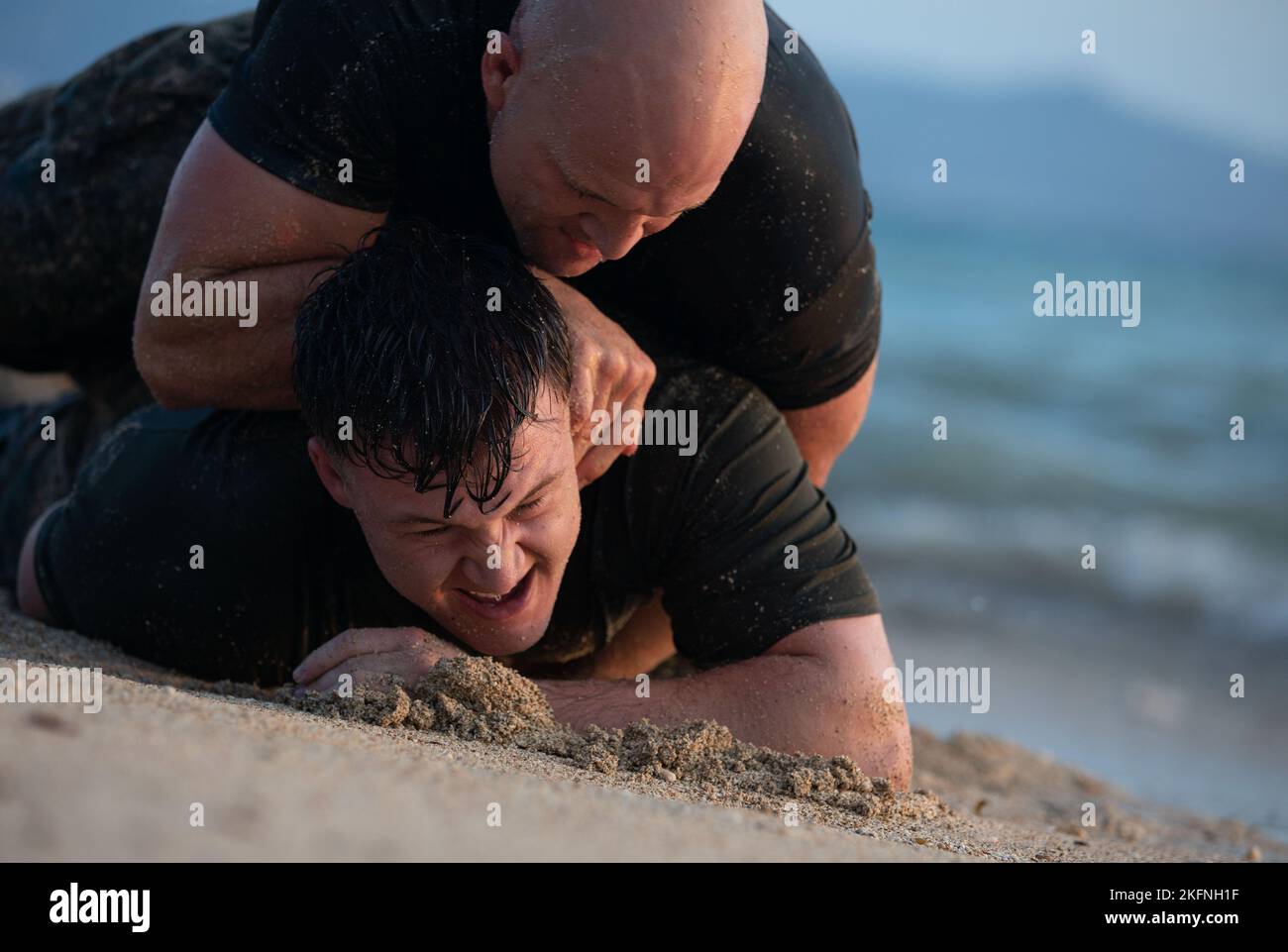 U.S. Marine Corps 1st Sgt. Daniel Best, first sergeant of Headquarters ...