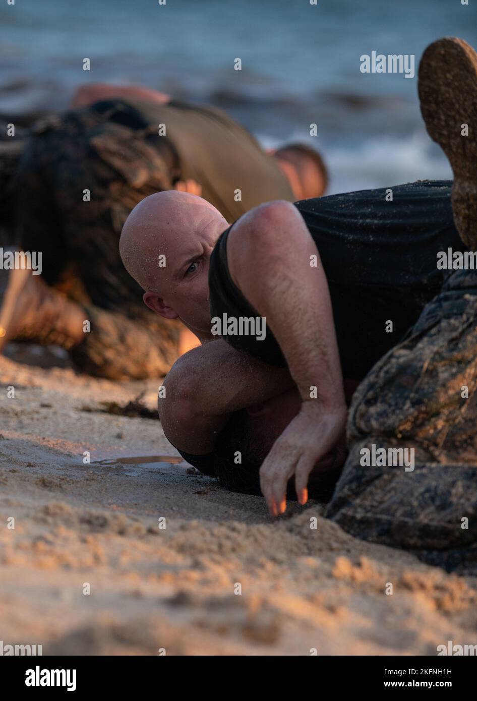 U.S. Marine Corps 1st Sgt. Daniel Best, first sergeant of Headquarters ...