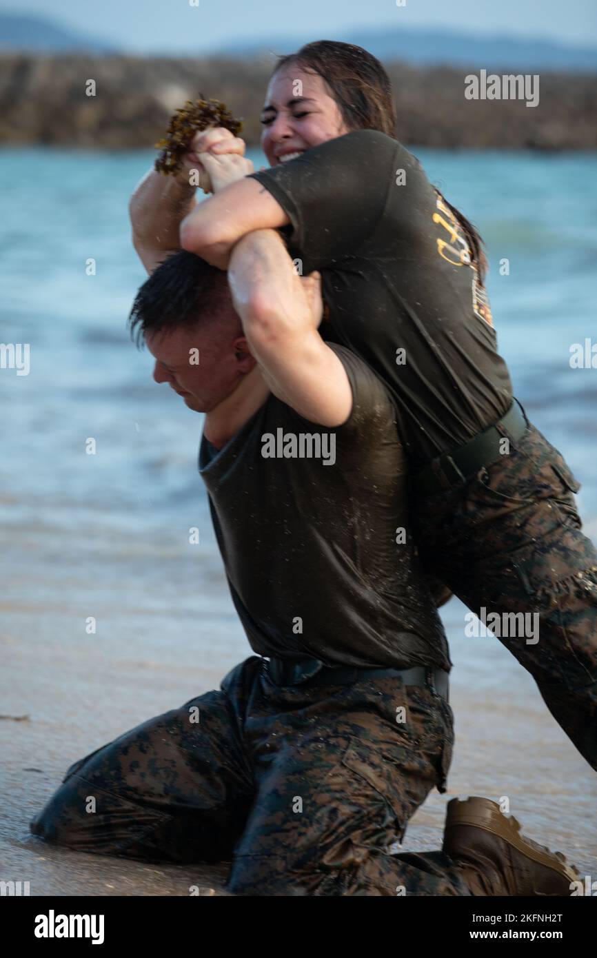 U.S. Marine Corps Cpl. Rachel Rael, an administrative specialist with G ...
