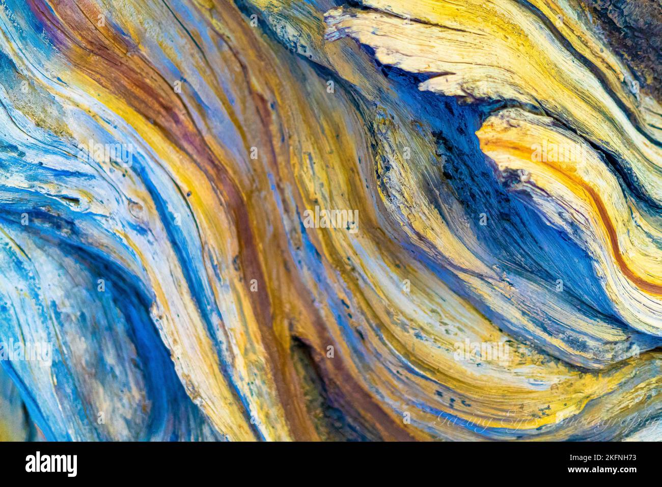 A beautiful abstract blue yellow marble background for wallpapers Stock ...