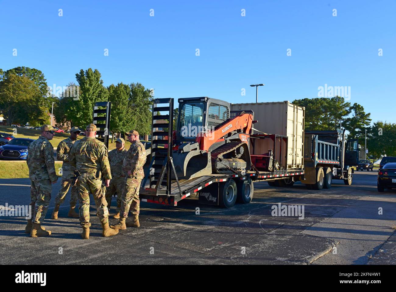 Airmen from the 134th Air Refueling Wing's Civil Engineer Squadron ...