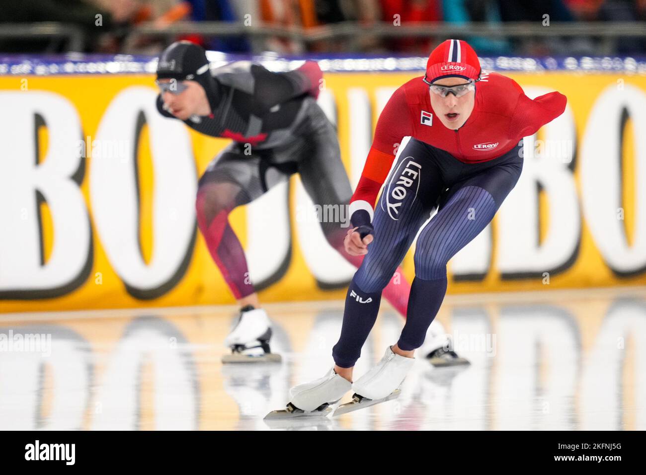 HEERENVEEN, NETHERLANDS - NOVEMBER 19: Sigurd Henriksen of Norway ...