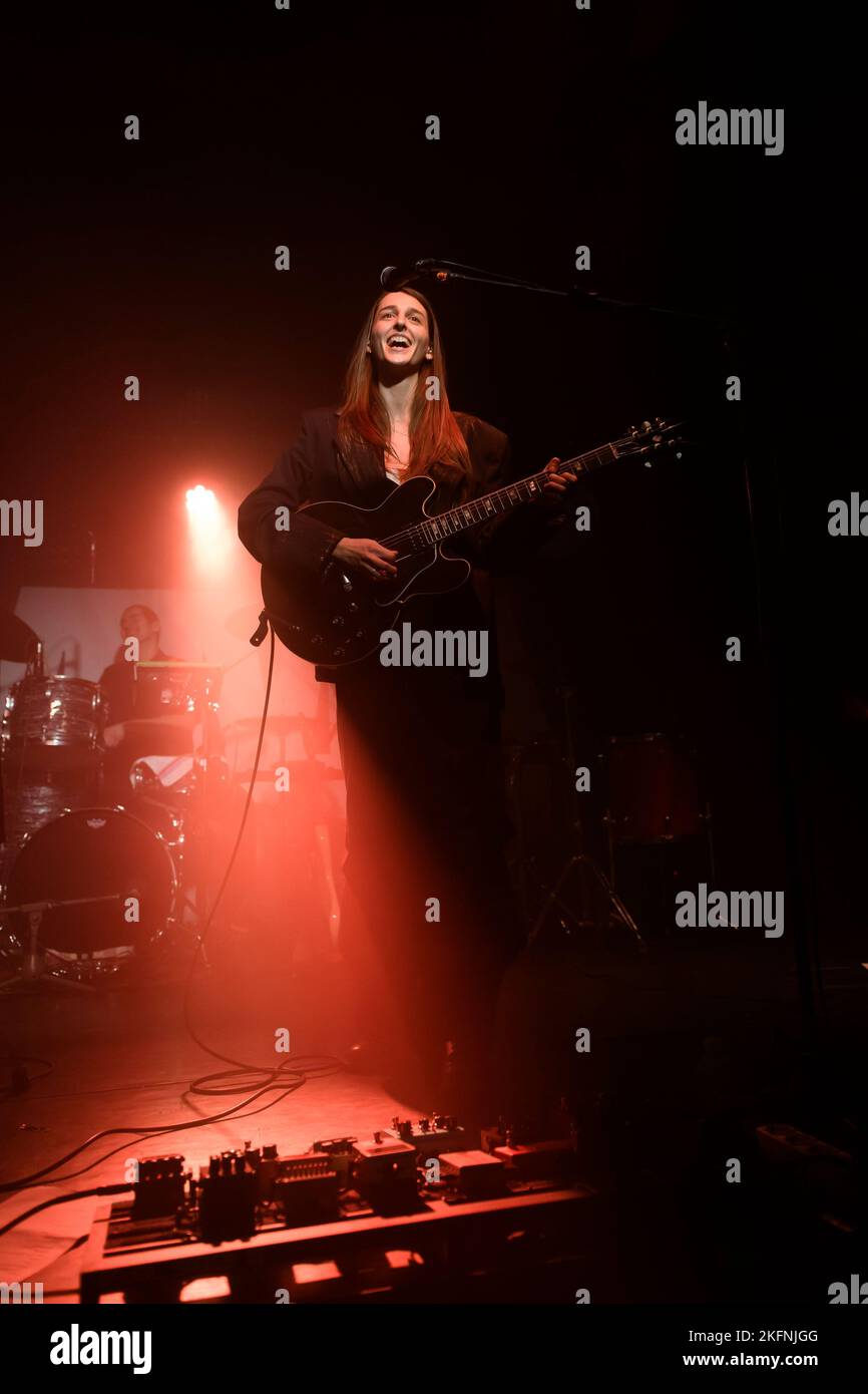 Emma Nolde during the concert at Monk Club in Rome. (Photo by Roberto ...