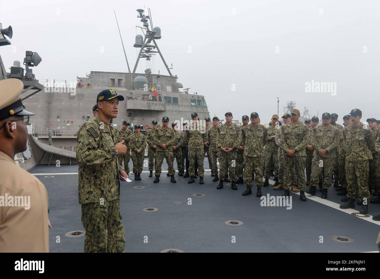 220929-N-ZS023-1049 SAN DIEGO (Sept 29, 2022) Capt. Michael Clavero ...